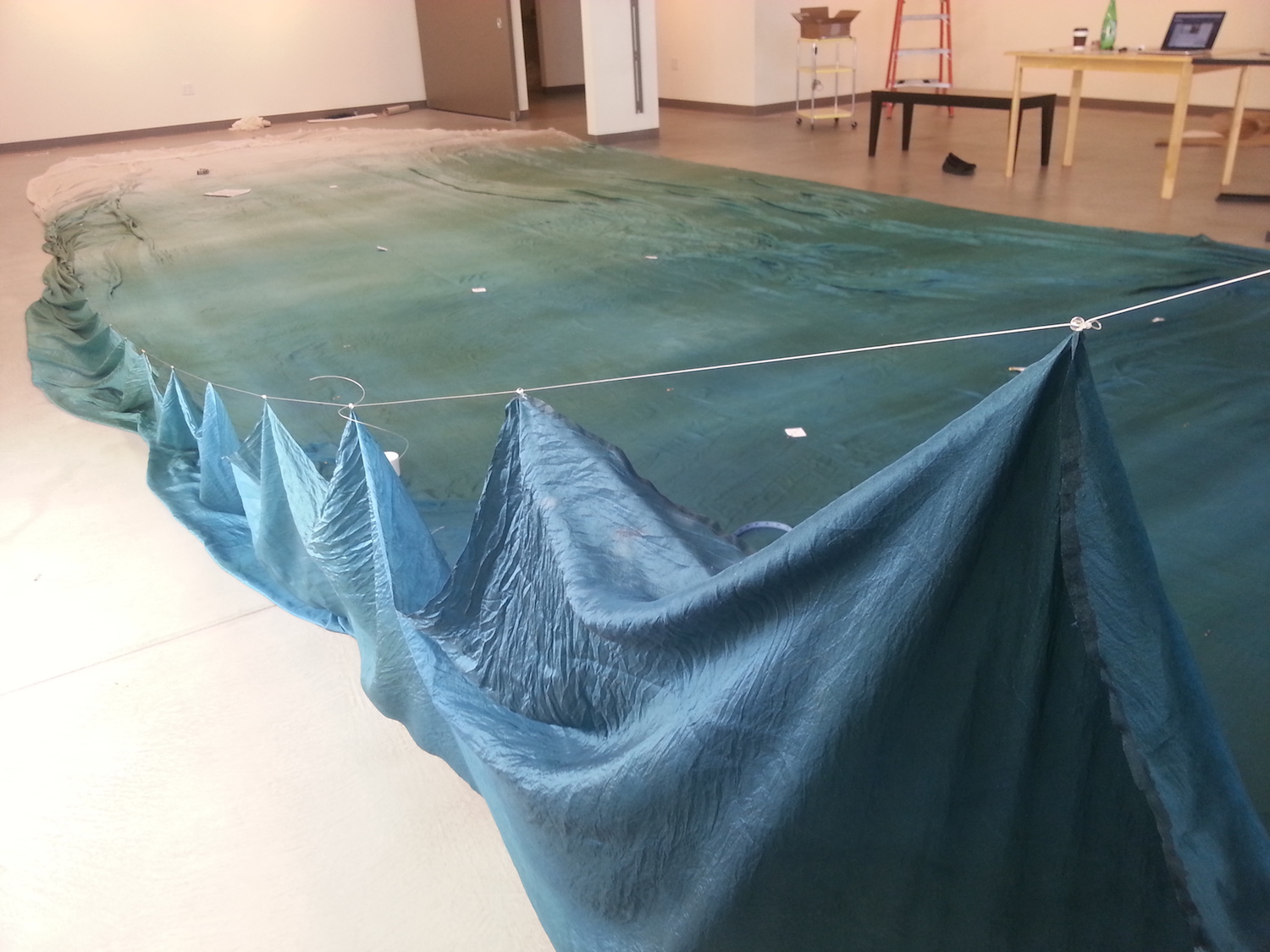 of the morning mist | silk installation show at Artworks Loveland | Now ...