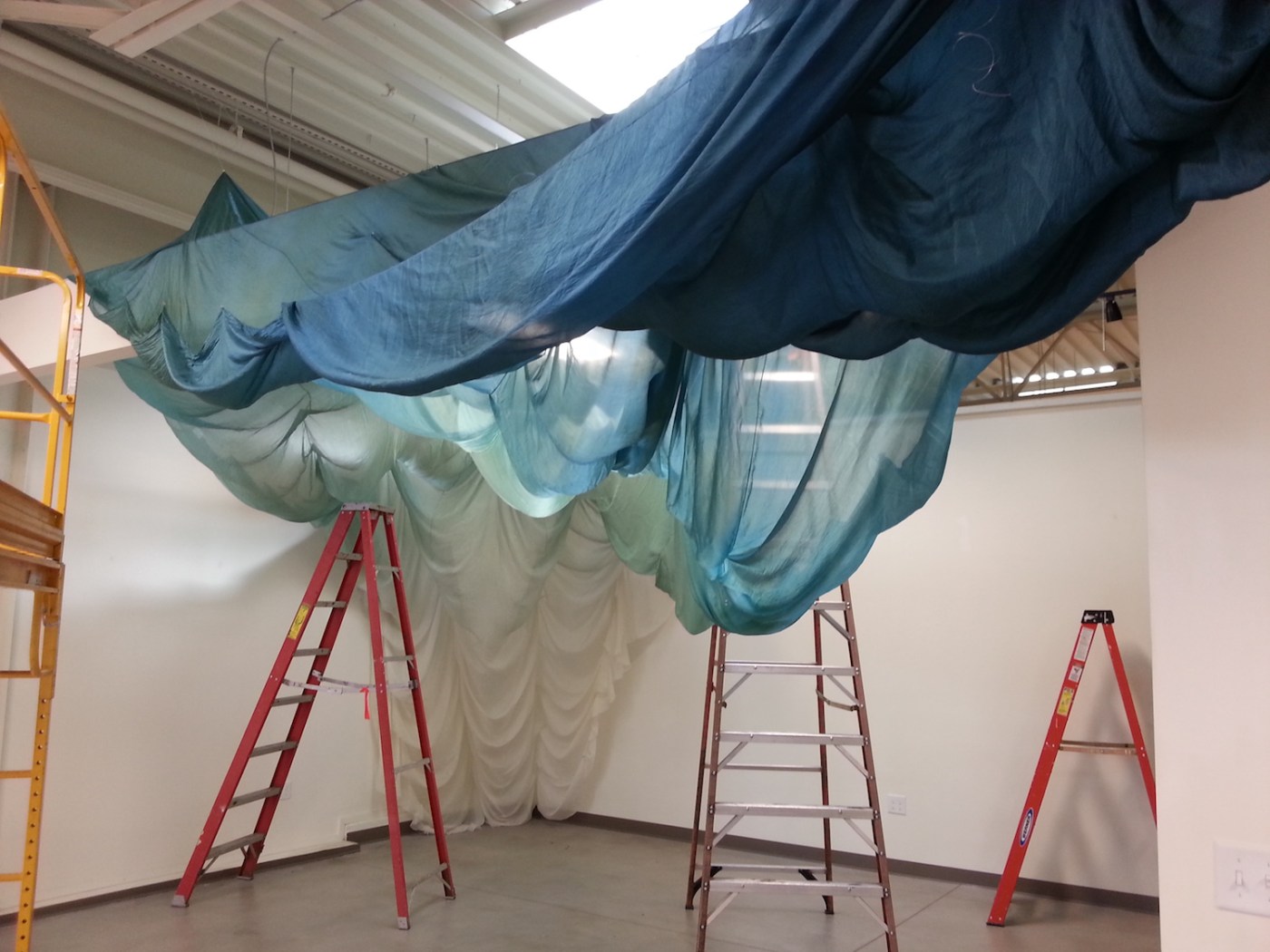 of the morning mist | silk installation show at Artworks Loveland | Now ...